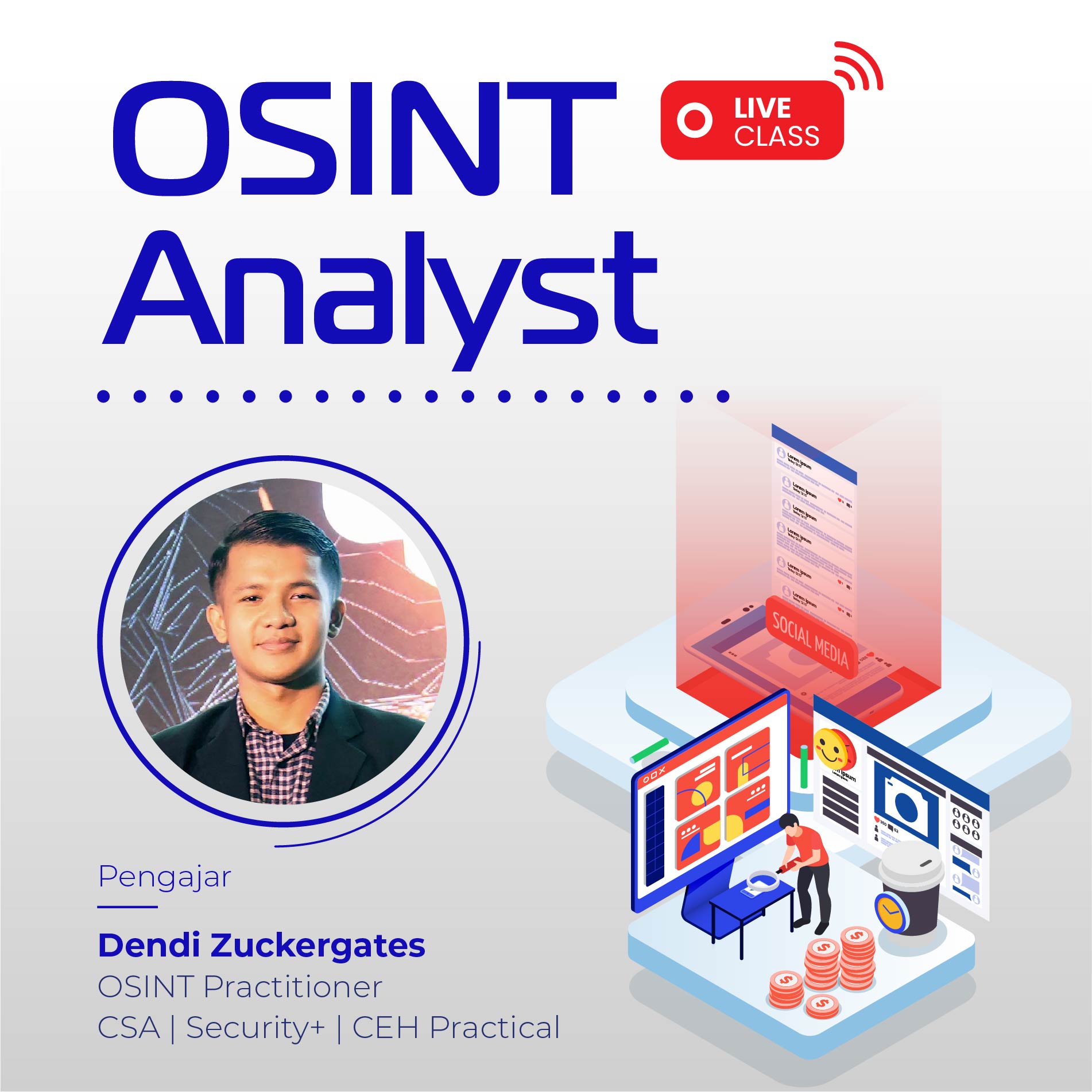 Kursus OSINT Analyst | Cyber Academy Indonesia